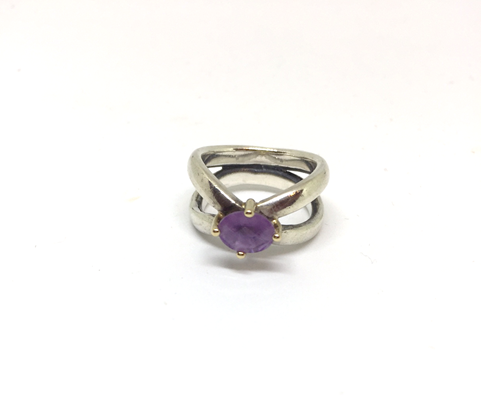Pandora Amethyst Love Knot Ring - Size 6.5 – Repeat Love