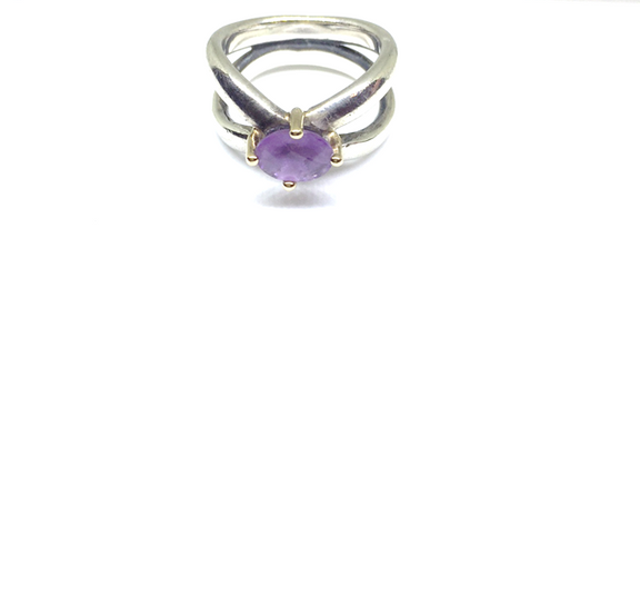 Pandora Amethyst Love Knot Ring - Size 6.5 – Repeat Love